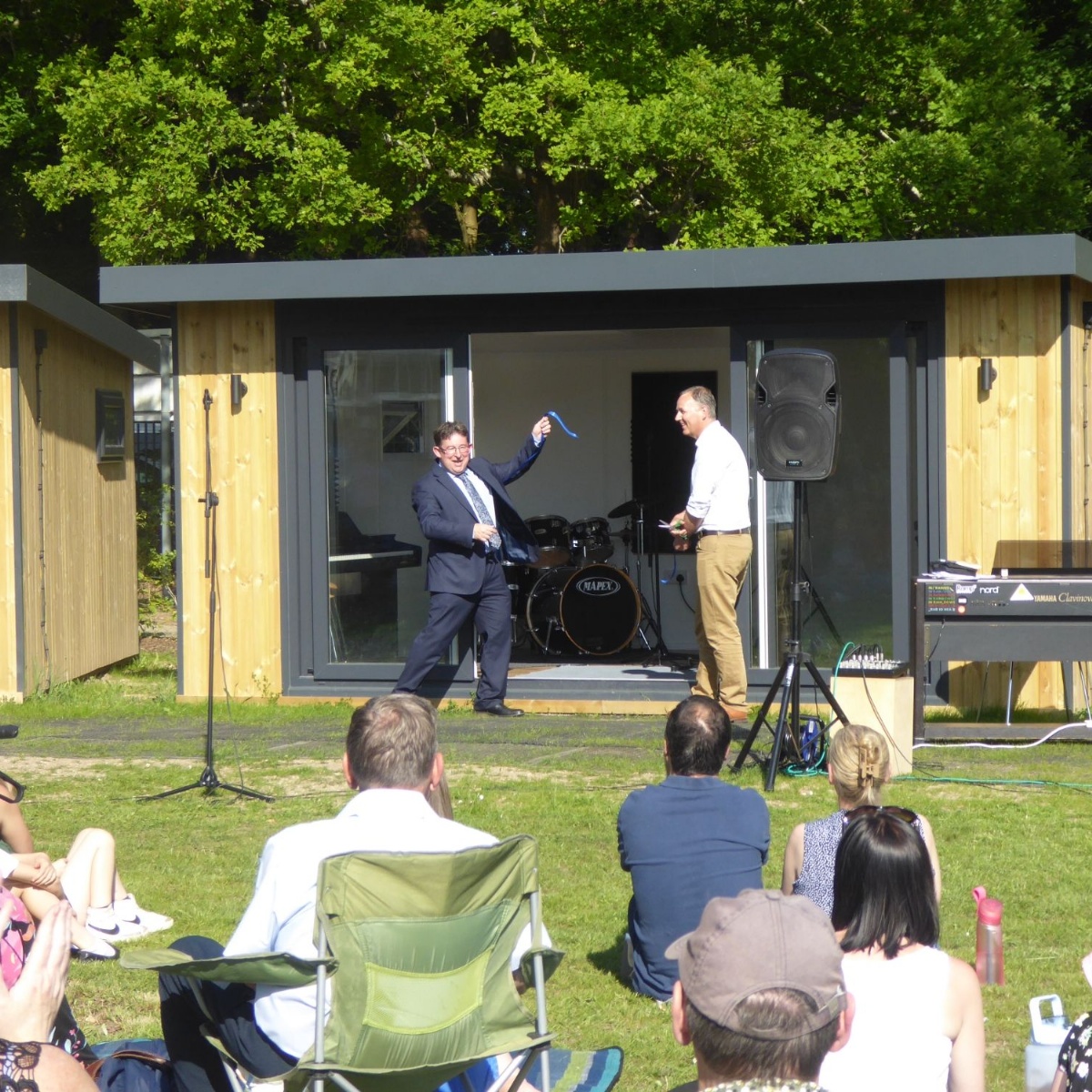 St. Michael's C.E. Middle School - Opening of the New Music Pods